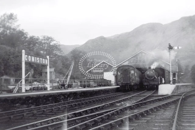 PHOTO BR BRITISH Railways Station Scene - CONISTON £1.99 - PicClick UK