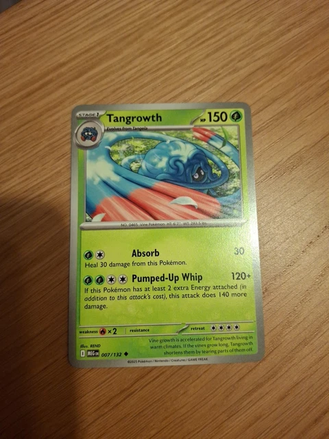 TANGROWTH 007/132 POKÉMON TCG Mega Evolution Uncommon £1.16 - PicClick UK