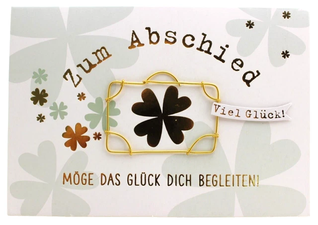 SHEEPWORLD ABSCHIED KARTE Koffer Rente Kollege Gruß Glückwunsch Karte ...