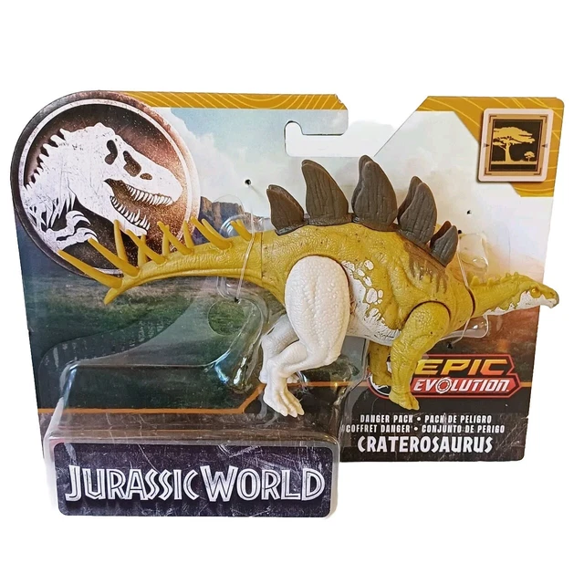 JURASSIC WORLD EPIC Evolution Danger Pack Craterosaurus Figure New! $29 ...
