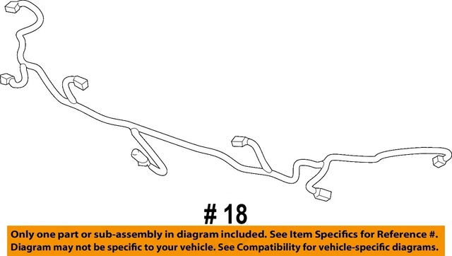GMC GM OEM 15-18 Sierra 2500 HD Front Bumper-Harness 23261394 $141.00 ...