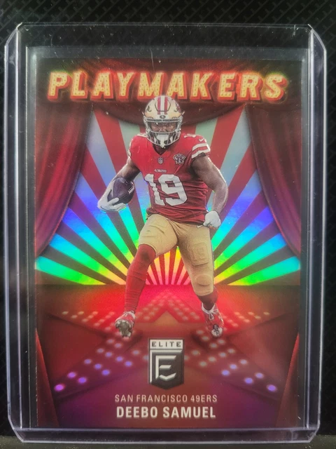 2022 DEEBO SAMUEL Elite Playmakers Insert #PM-16 San Francisco 49ers ...