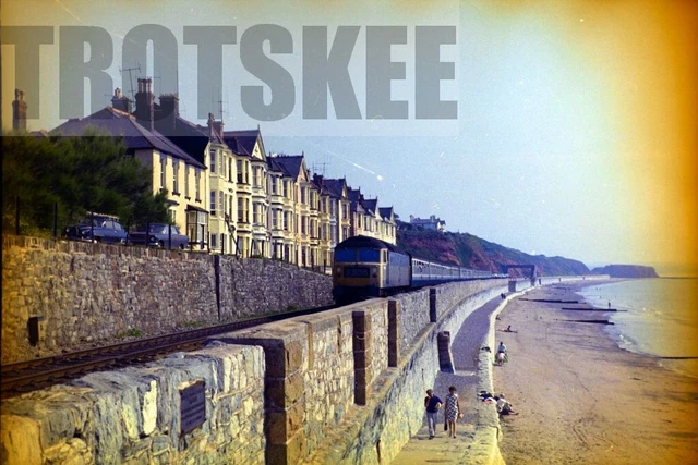 35MM COLOUR NEGATIVE BR British Railways Diesel Loco D1806 Class 47 ...