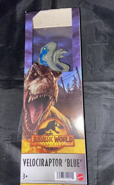 MATTEL JURASSIC WORLD Atrociraptor, Pyroraptor, Blue Velociraptor Lot ...