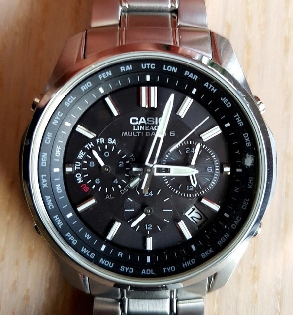 SOLAR FUNK HERREN Armbanduhr Casio Lineage Multiband 6, LIW-M610D-1AER ...