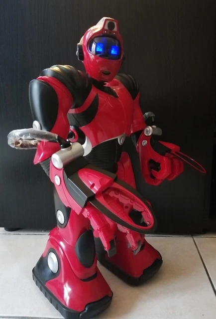ROBOSAPIENS V2 - rouge - entierement fonctionnel - avec accessoires d ...