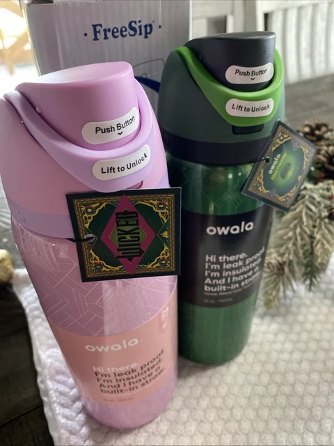 OWALA WICKED ELPHABA & Glinda 32oz Water Bottles Free Sip £64.01 ...
