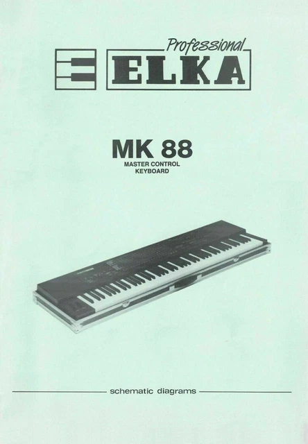 ELKA MK-88 SERVICE Manual Schematic Diagrams Schaltplan Schema + Owner ...