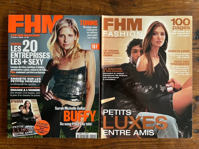 FHM FRENCH #15 Oct 2000 - Sarah Michelle GELLAR + Supplément FHM ...