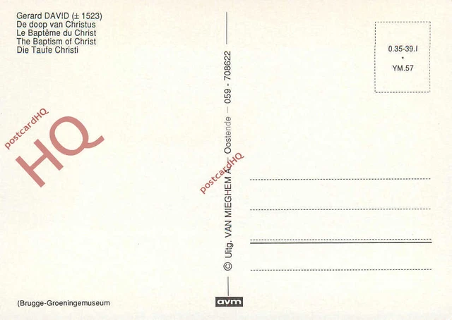 PICTURE POSTCARD; GERARD David, the Baptism of Christ EUR 3,84 ...