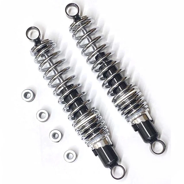 REAR SHOCK ABSORBERS Yamaha XS650 Shocks Chrome 325mm £56.95 - PicClick UK