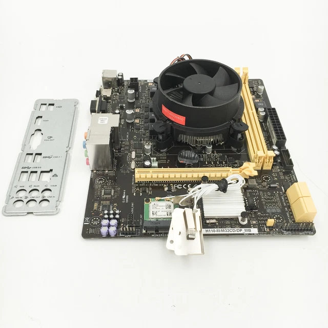 ASUS H110-M/M32CD/DP_MB MOTHERBOARD With i7-6700 CPU + Back Plate ...