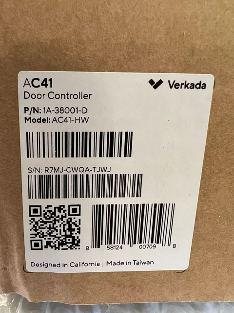 VERKADA AC41-HW 4-DOOR Smart Access Controller with CM41-30-HW & AD31 ...