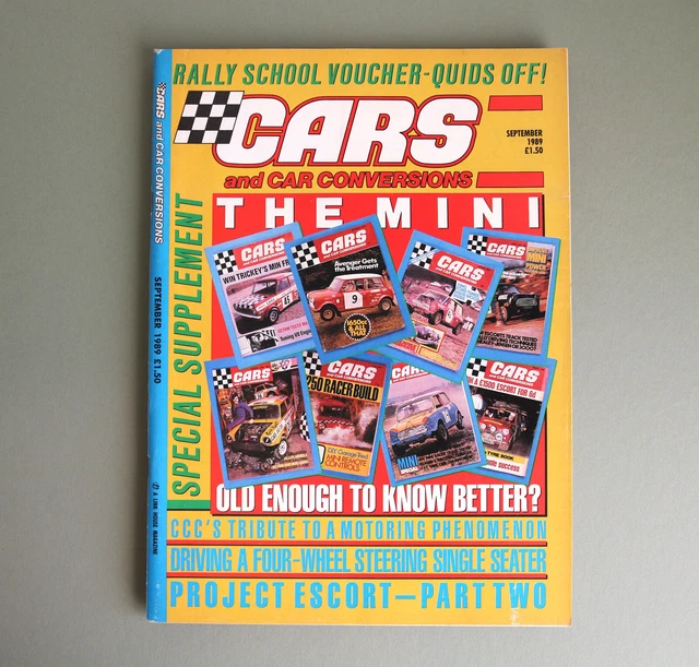 CARS & CAR Conversions September 1989 Maestro Turbo ERA Mini QED RS2000 ...