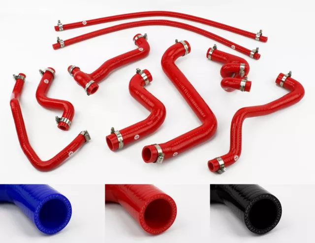 SILICONE RADIATOR COOLANT Hoses fits VW Golf MK3 GTI 2.0 8v Water ...