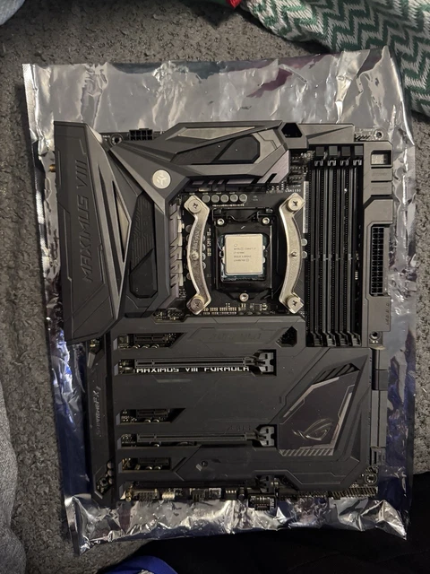 COMBO PROCESSOR RAM cooler and Maximus VIII Formula No io Shield No ...