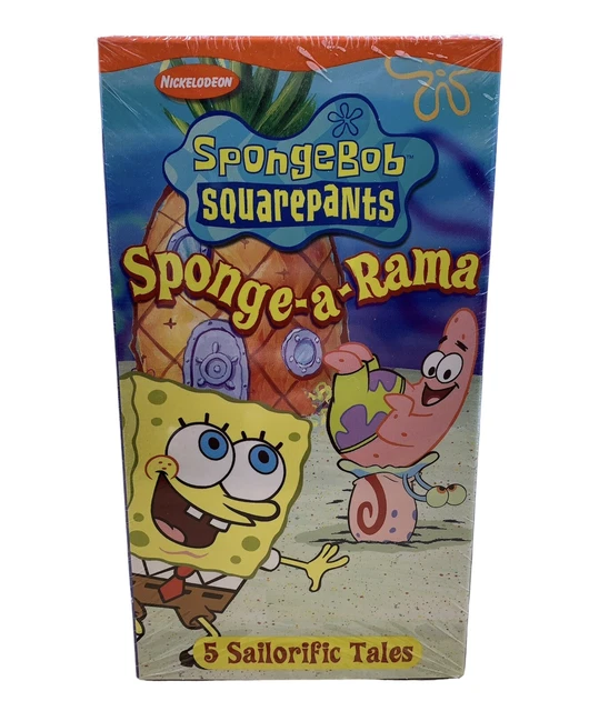 SPONGEBOB SQUAREPANTS SPONGE-A-RAMA (VHS, 2003) Nickelodeon - New ...