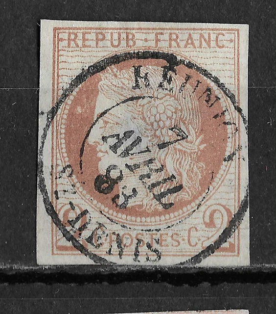 RARE SUPERBE COLONIES GENERALES CERES YetT n°15 OBLITERE CAD REUNION ...