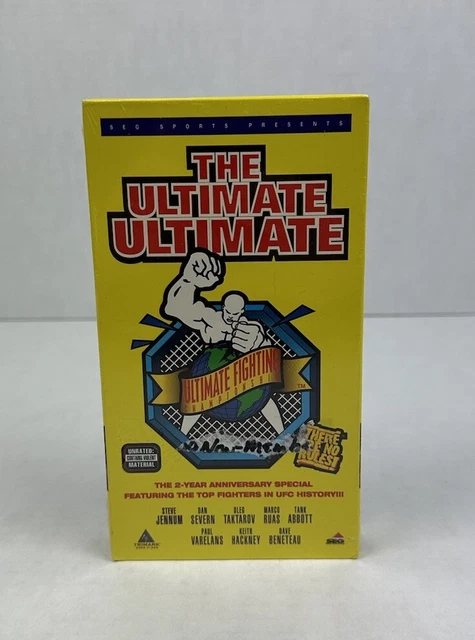 THE ULTIMATE ULTIMATE VHS Unrated UFC 1995 Ultimate Fighting ...