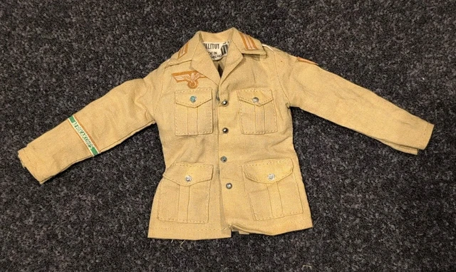 VINTAGE ACTION MAN Desert Afrika Korps Lance Corporal Uniform Jacket ...