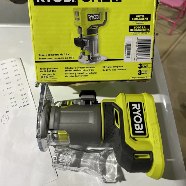 ONE+ 18V CORDLESS Compact Fixed Base Router (Tool Only) (PCL424B) $62. ...