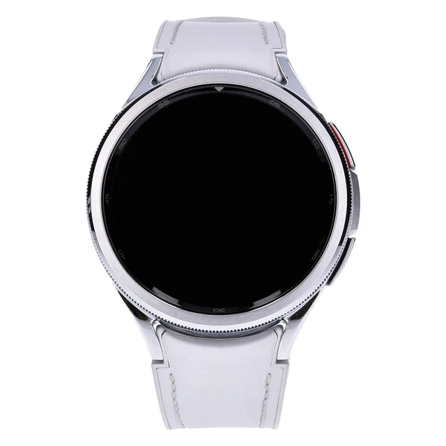 SAMSUNG GALAXY WATCH 6 Classic WiFI 47mm Silver Android Smartwatch wie ...