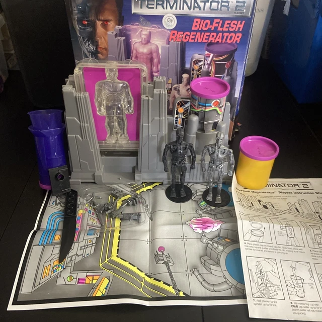 TERMINATOR 2 BIO-FLESH Regenerator Playset VTG 1991 Kenner Incomplete ...