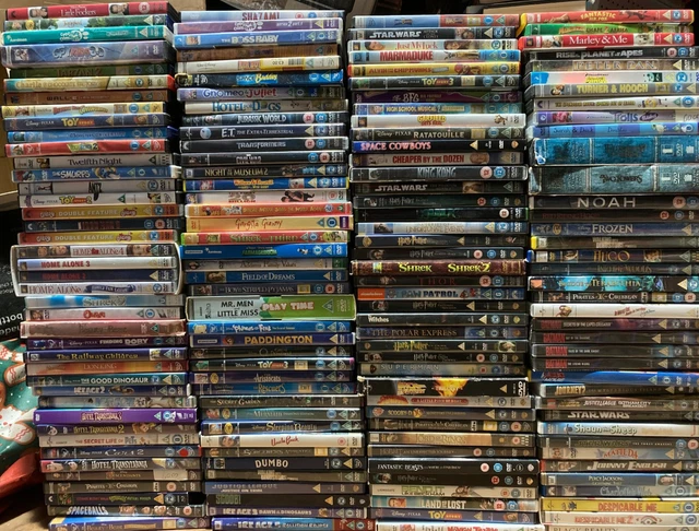 JOBLOT 10X KIDS DVDs Movies Bundle Childrens Mixed Family Films Charity ...