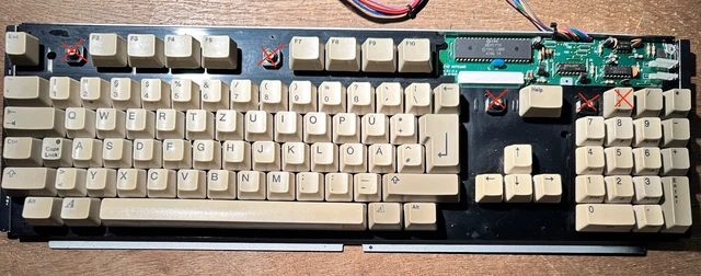 AMIGA 500 OR A500+Tastaturtasten-Keycaps for Mitsumi Keyboard, Single ...