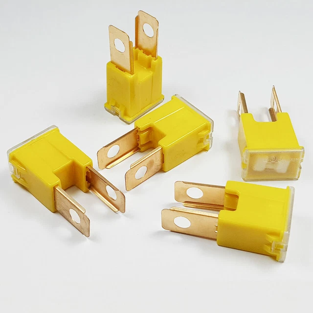 100 AMP YELLOW Japanese 100A PAL Male Fuse Slow FOR Nissan Mazda Honda ...