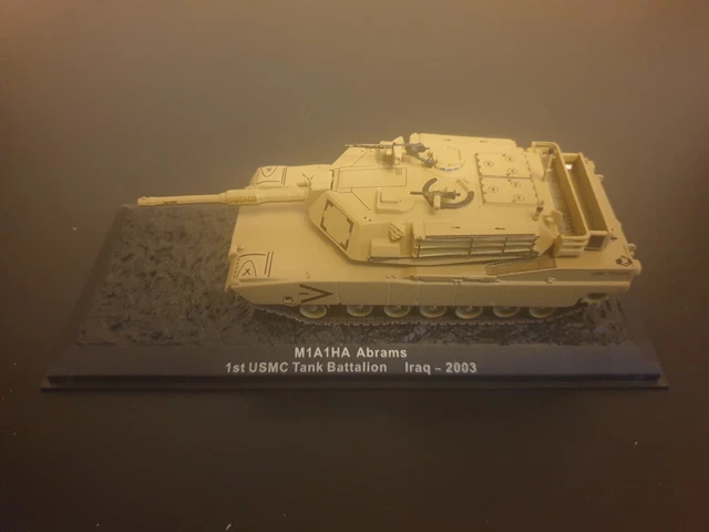 DEAGOSTINI DIECAST TANKS M1A1HA Abrams 1st USMC Tank Battalion Iraq ...