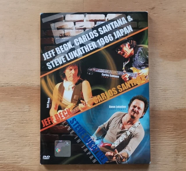 JEFF BECK, CARLOS Santana, Steve Lukather Live in Japan 1986 DVD $19.28 ...