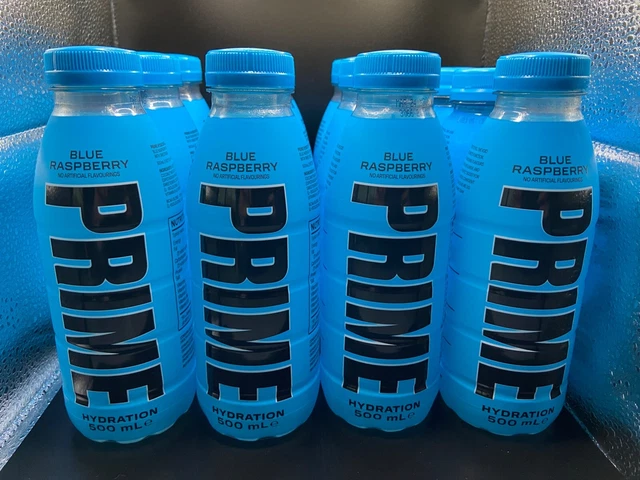PRIME HYDRATION DRINK By Logan Paul & KSI Blue Raspberry Crate Of 12 ...