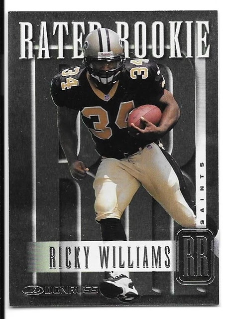 SÉRIE RICKY WILLIAMS /5000 1999 Notée Donruss Rookie Rr3 3 Saints ...