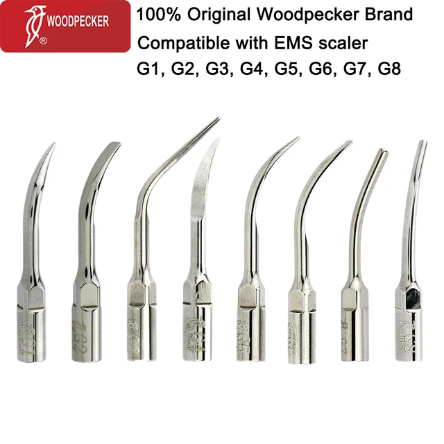 WOODPECKER DENTAL ULTRASONIC Scaler Scaling Tip G1 G2 G3 G4 G5 G6 G7 G8 ...