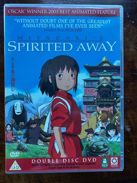 SPIRITED AWAY DVD 2001 Japonais Studio Ghibli Dessin Animé Film 2 Disques EUR 11,75 - PicClick FR