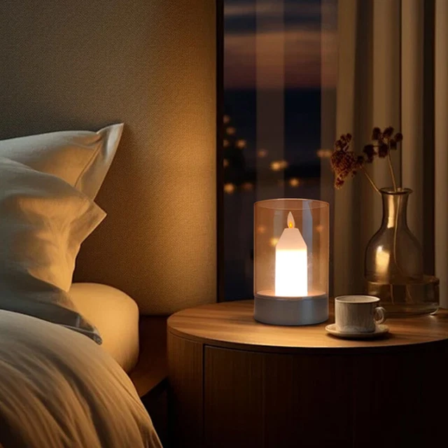 FLICKERING CANDLE LIGHT Type-C Automatic Switch PIR Motion Sensor for ...