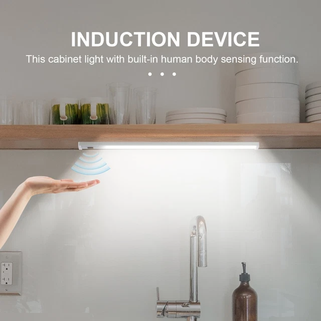 2 PIECES RECHARGEABLE Lights for Closet Led Lighting under Cabinet £26. ...