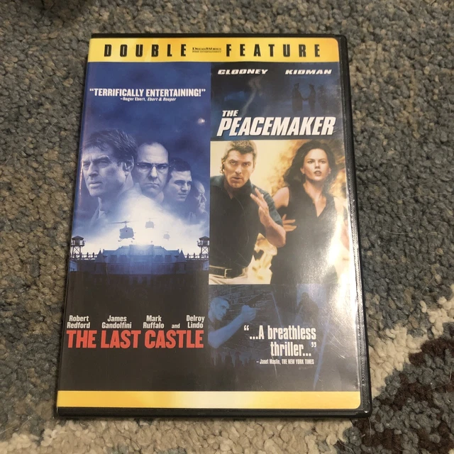 THE LAST CASTLE/THE Peacemaker (DVD, 2007, Widescreen) Redford, Clooney ...
