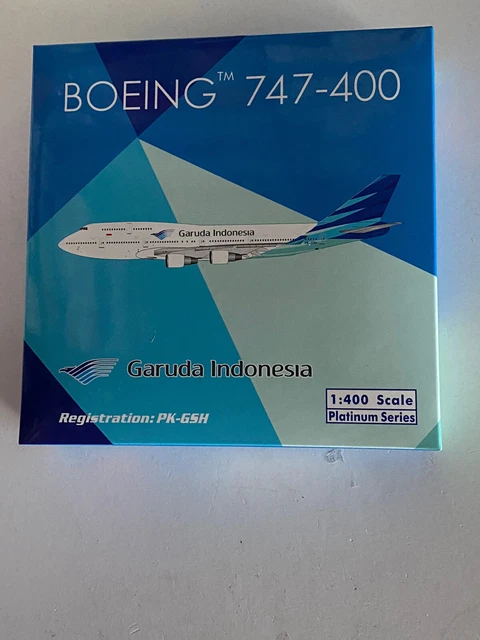 PHOENIX MODELS GARUDA Indonesia Boeing 747-400 1:400 PK-GSH PH410751 ...
