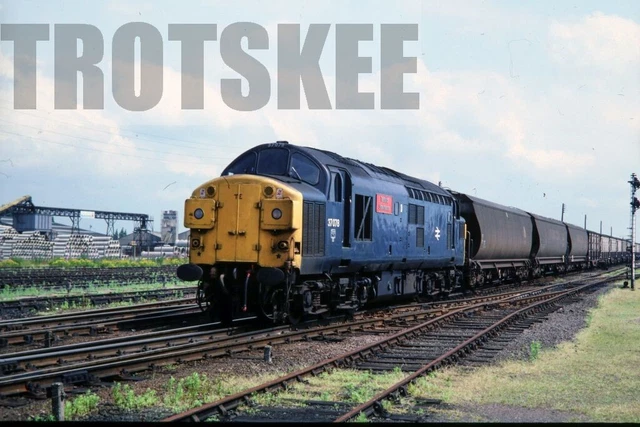 35MM SLIDE BR British Railways Diesel Loco Class 37 37078 March 1985 ...