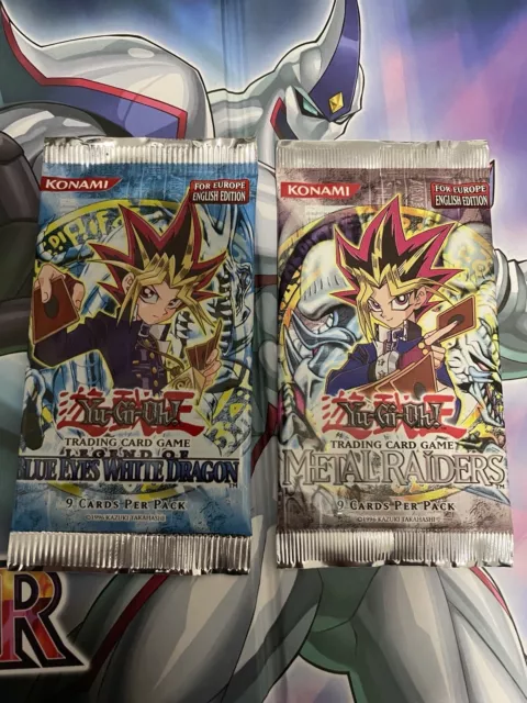 YU-GI-OH LEGEND OF Blue Eyes White Dragon & Metal Raiders Booster Pack ... YU-GI-OH LEGEND OF Blue Eyes White Dragon & Metal Raiders Booster Pack ...
