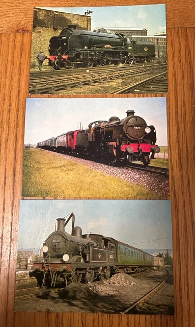 TRAIN POSTCARD BRITISH Railways Class H No 31522 Class N No 31820 Class ...