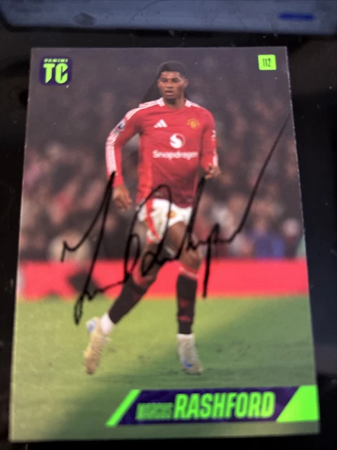 MATCH ATTAX 2025 Marcus Rashford Manchester United Signed. £1.75 ...