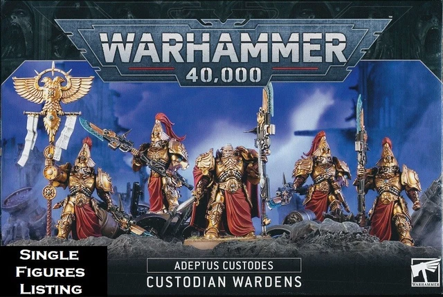 40K WARHAMMER HORUS Heresy Adeptus Custodes Custodian Wardens Single ...