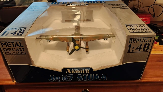 FRANKLIN MINT ARMOUR Junkers Ju-87B STUKA 6. / STG.2 T6 +MP Snake 98133 ...