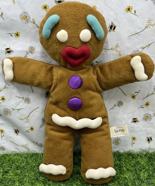SHREK 'GINGY' GINGERBREAD Man Hand Puppet Soft Toy Plush Shrek the ...