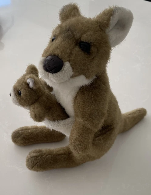 PLUSH TOY Kangaroo with Joey Plush Soft Toy | 11" £5.91 - PicClick UK