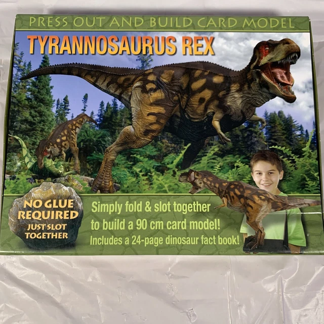 TYRANNOSAURUS REX PRESS Out and Build Card Model by Lambert NEW £8.99 ...
