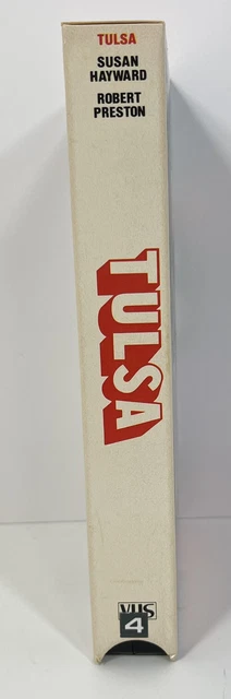 TULSA VHS 1988 Comedy Drama 1949 Film with Susan Hayward and Robert ...